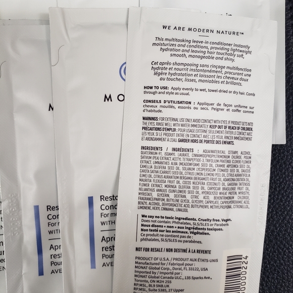Monat | Hair | New Pack Monat Restore Leave In Conditioner Travel Size ...